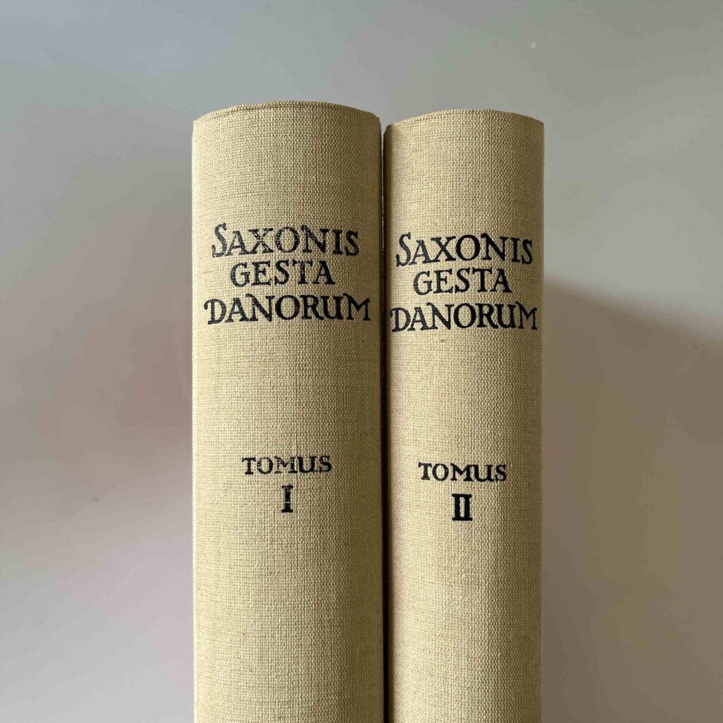 J. Olrik og H. Ræder: Saxonis Gesta Danorum - bind 1-2 / Tome 1-2 (Saxo ...