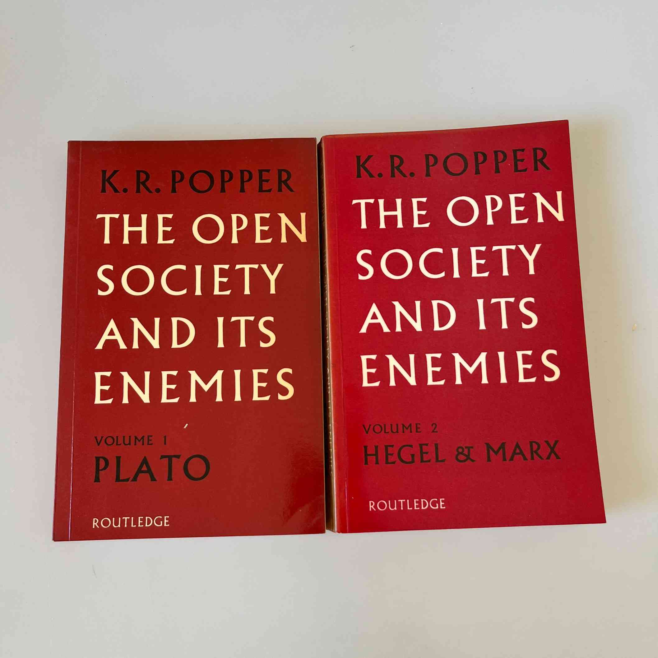 Karl Popper: The Open Society and Its Enemies - vol. 1-2 | Køb brugt ...